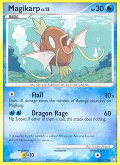 Pokemon Diamond Pearl Mysterious Treasures Single Card Common Magikarp ...