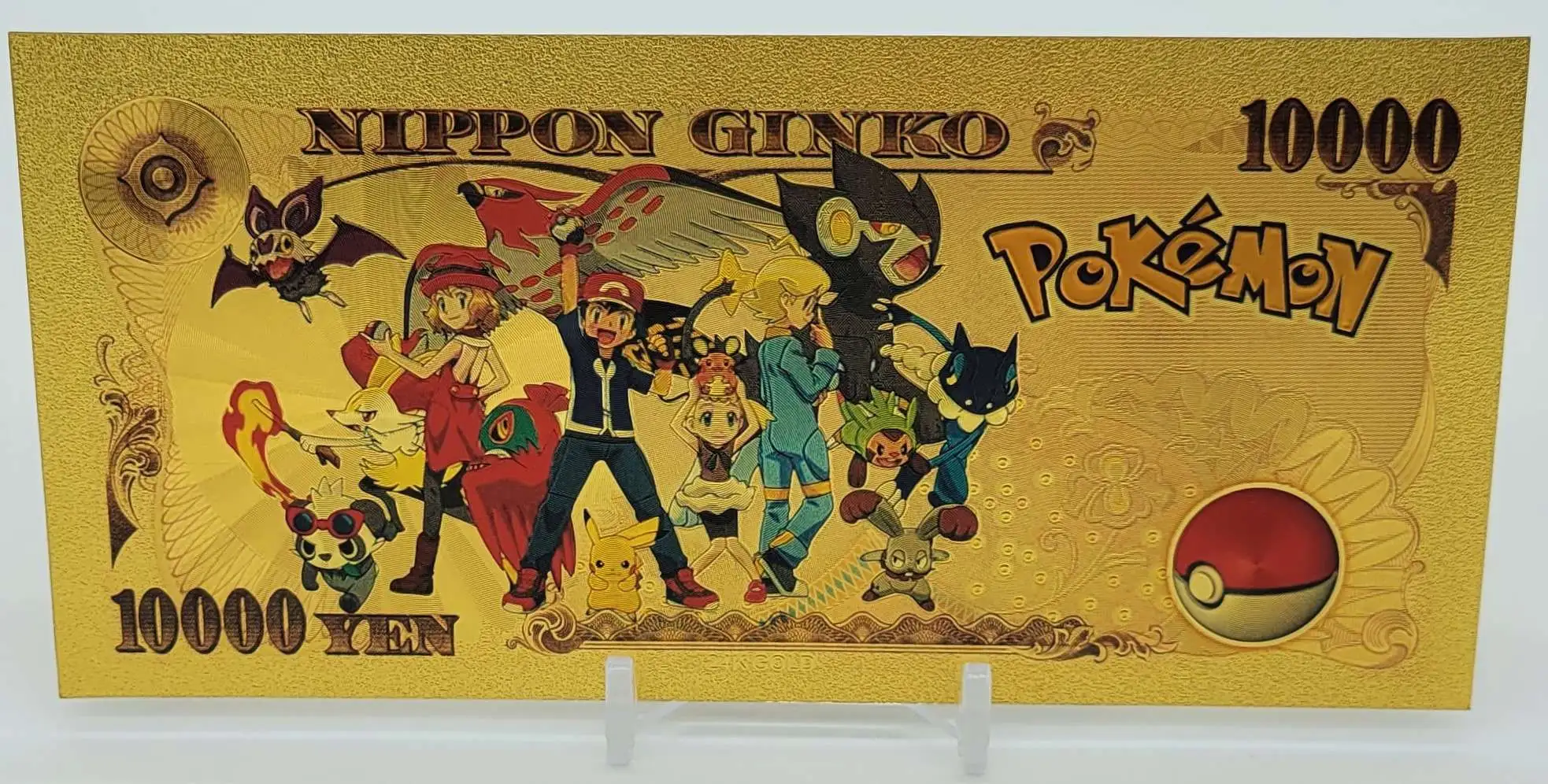 Pokemon Pikachu Yen Ticket Novelty - ToyWiz