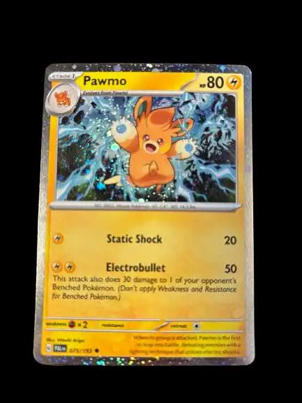 Pokemon Trading Card Game Paldea Evolved Single Card Cosmos Holo Pawmo ...