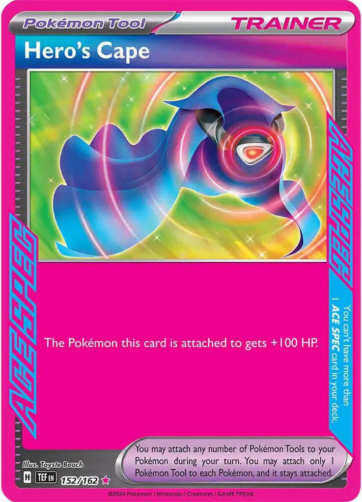 Pokemon Scarlet Violet Temporal Forces Single Card ACE SPEC Rare Heros ...