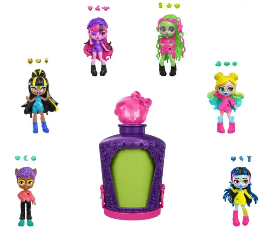 Monster High Potions Series 3 3 Mystery Pack 1 RANDOM Mini Doll Figure ...