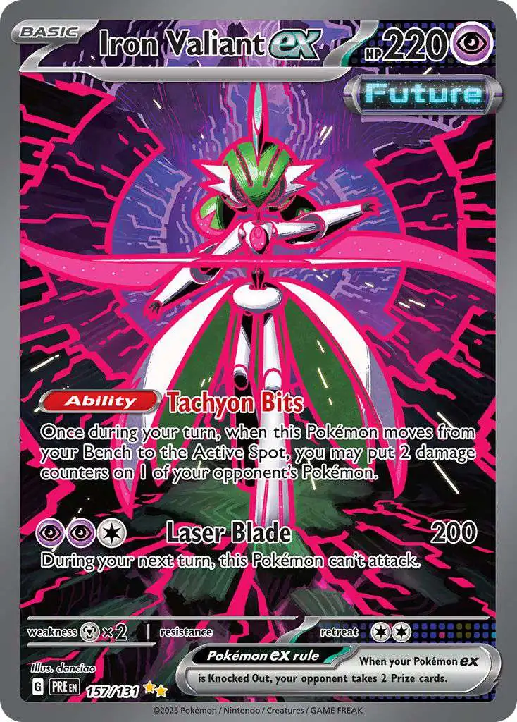 Pokemon Trading Card Game Prismatic Evolutions Single Card Special Illustration Rare Iron ...