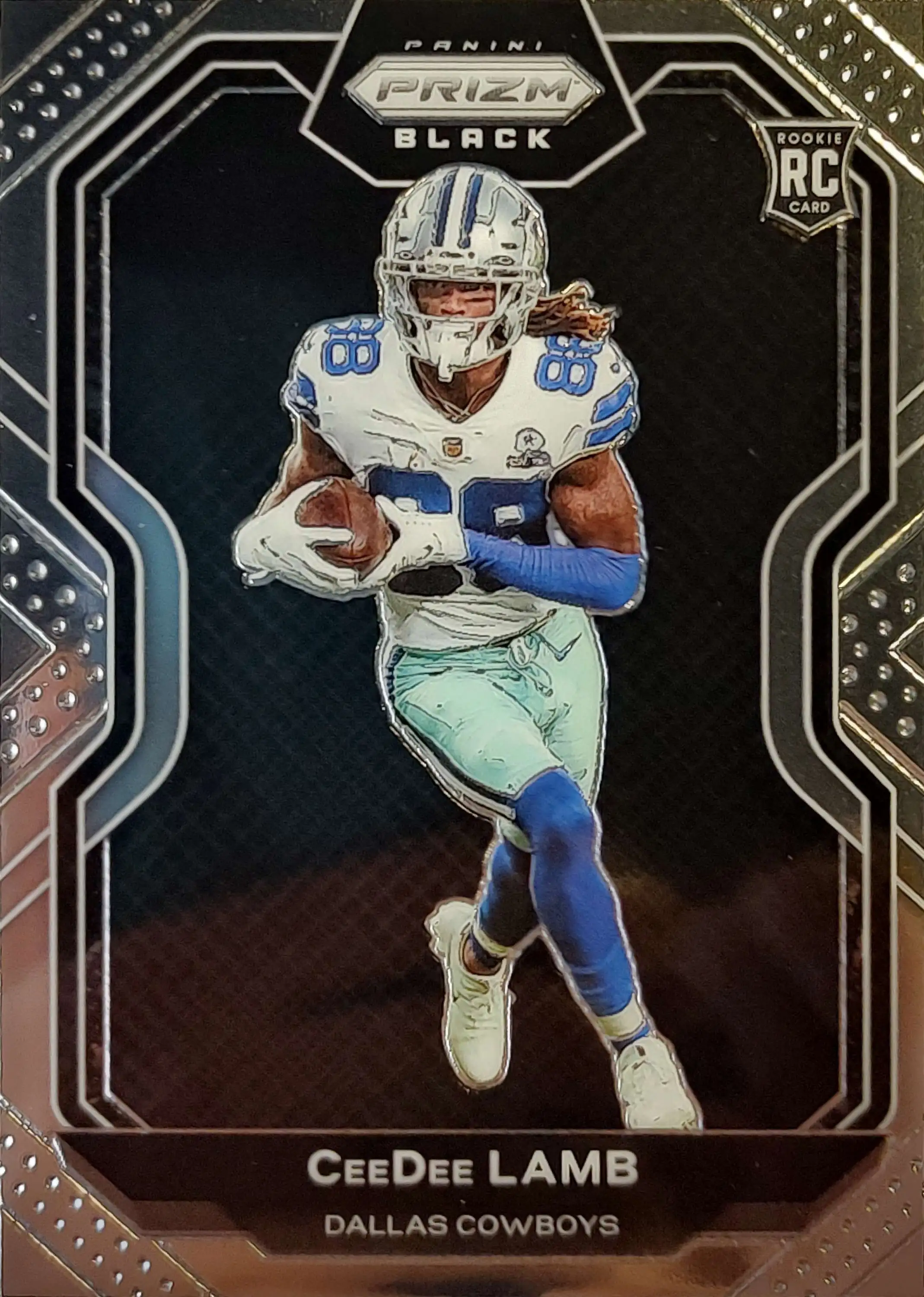 NFL 2020 Chronicles Prizm Black Football Single Card CeeDee Lamb PB-11 ...