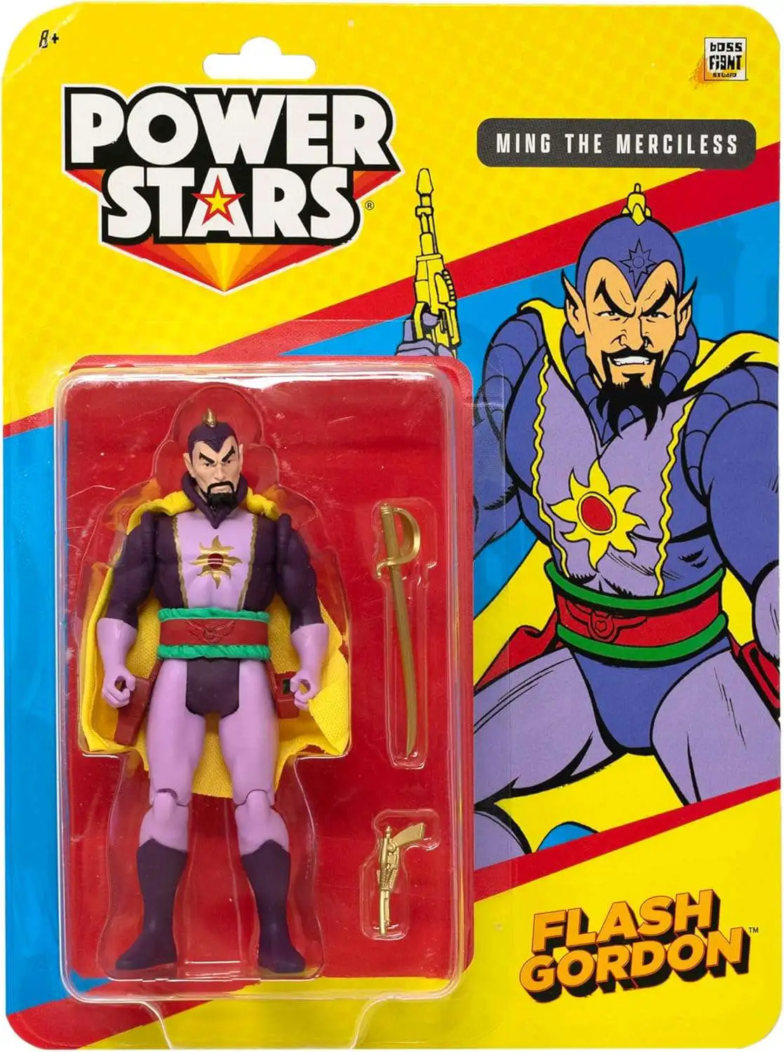 Flash Gordon Power Stars Wave 1 Ming the Merciless 5 Action Figure Boss Fight Studios - ToyWiz
