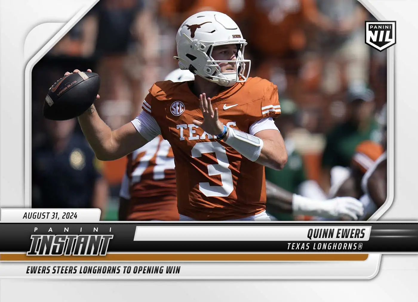 NCAA 2024 Instant NIL College Football Single Card Quinn Ewers QEA - ToyWiz