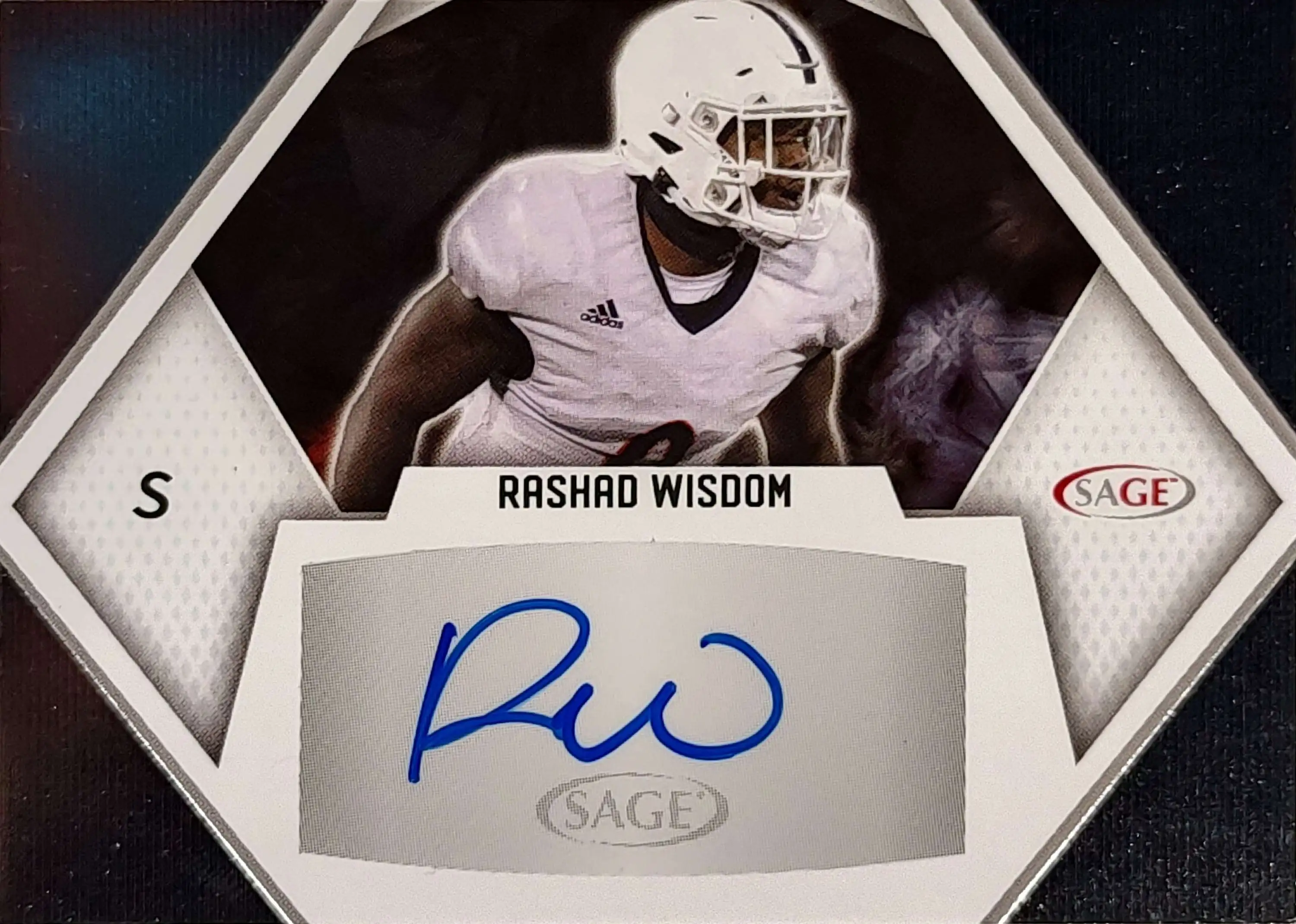 NFL Sage Collectibles 2023 Rashad Wisdom Silver Autographed Single Card ...