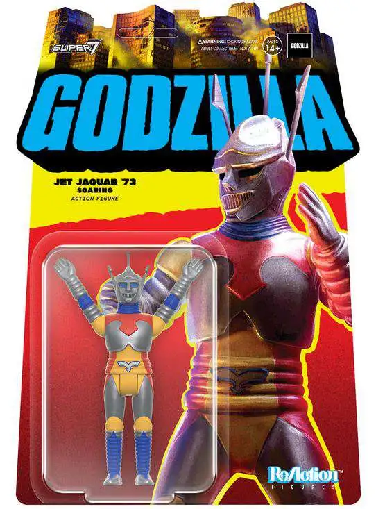 Godzilla ReAction TOHO Jet Jaguar 73 3.75 Action Figure Soaring Super7 ...