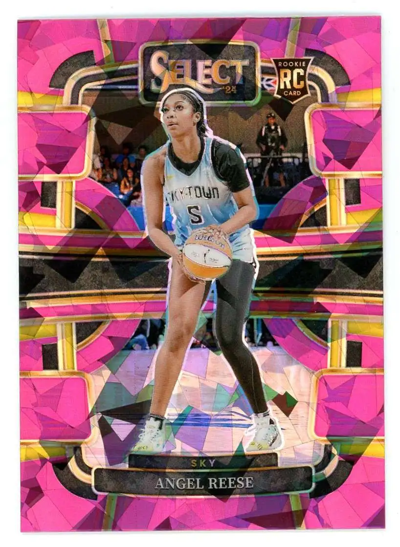 WNBA 2024 Panini Select Single Card Pink Ice Concourse Angel Reese 5 ...