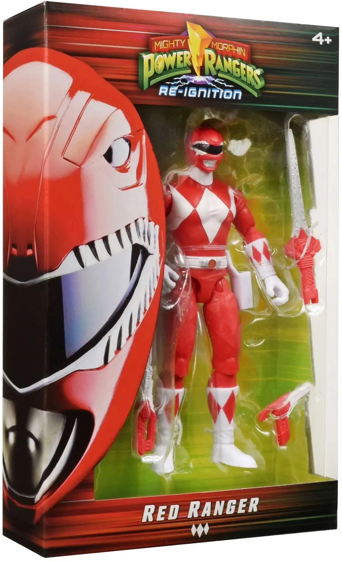 Power Rangers Mighty Morphin Re-Ignition Red Ranger Exclusive Action ...