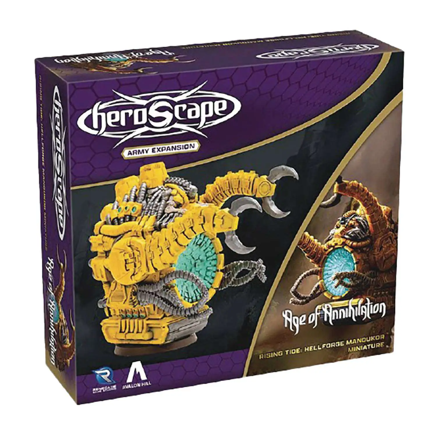 Heroscape Rising Tide Hellforge Mandukor Army Expansion Renegade Game ...