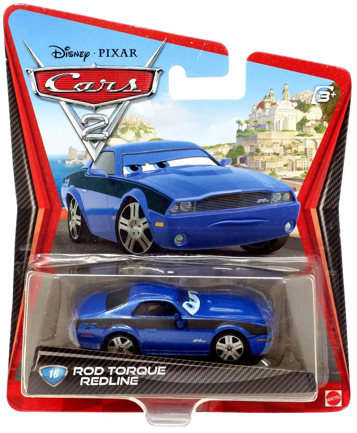 Disney Pixar Cars Cars 2 Main Series Rod Torque Redline 155 Diecast Car ...