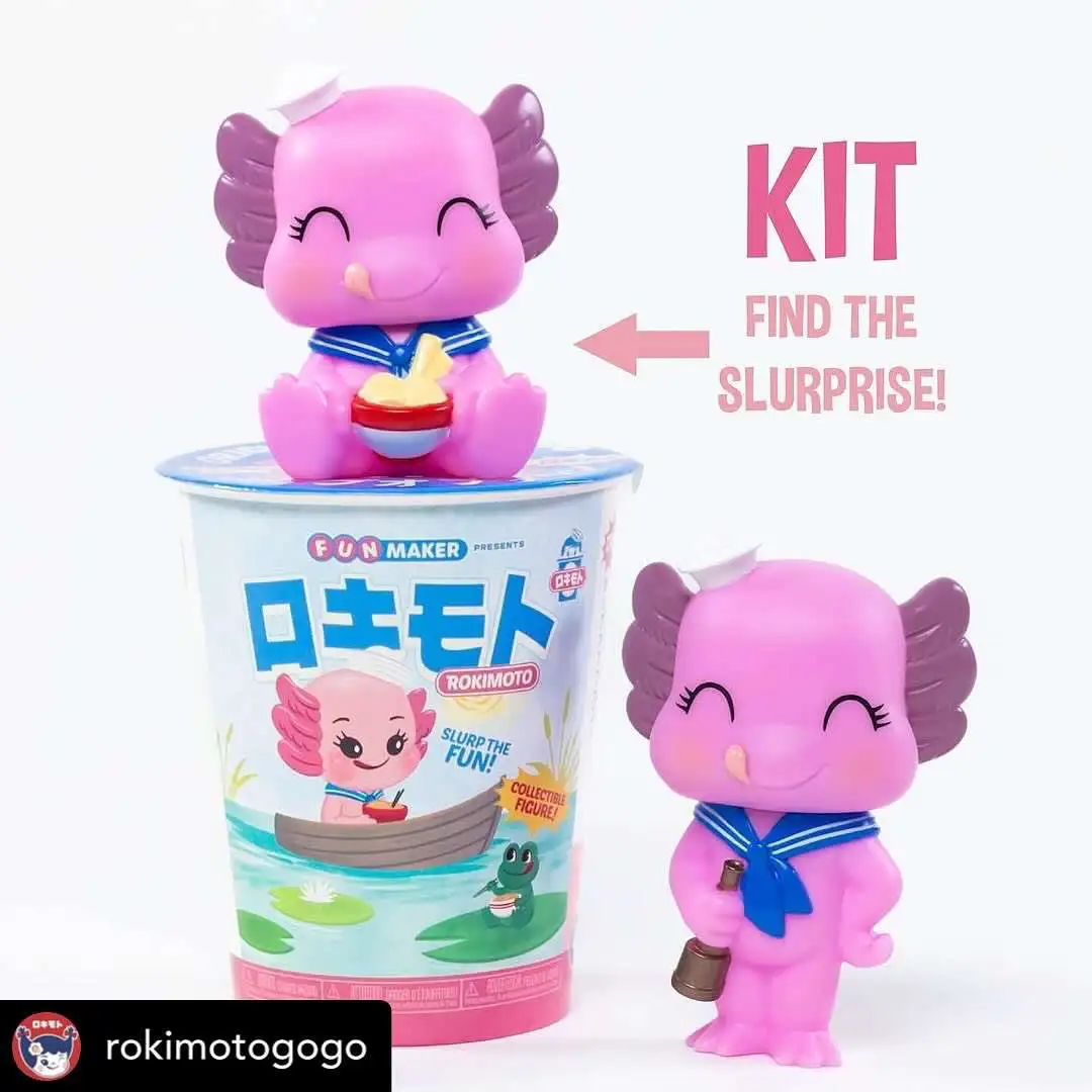 Rokimoto Collectible Figure Kiy the Axolotl Mystery Pack Find the ...