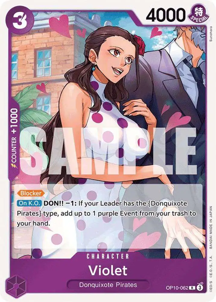 One Piece Trading Card Game Royal Blood Single Card Rare Violet OP10 ...