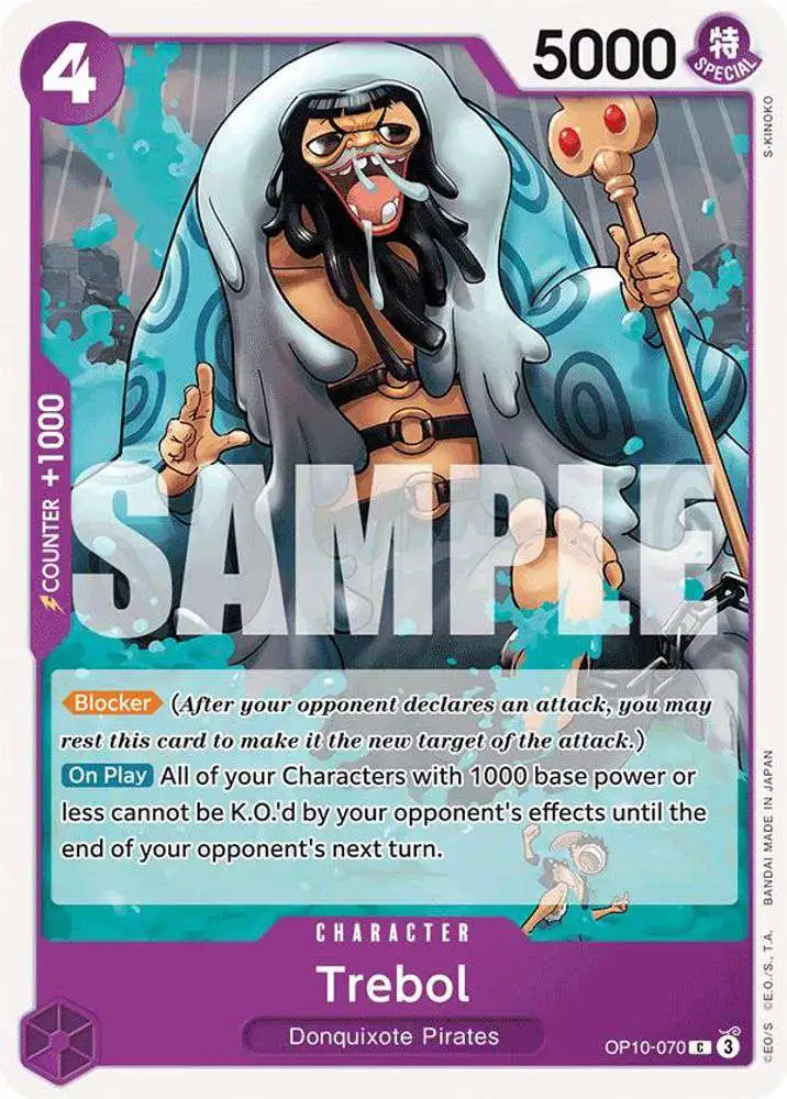 One Piece Trading Card Game Royal Blood Single Card Common Trebol OP10 ...