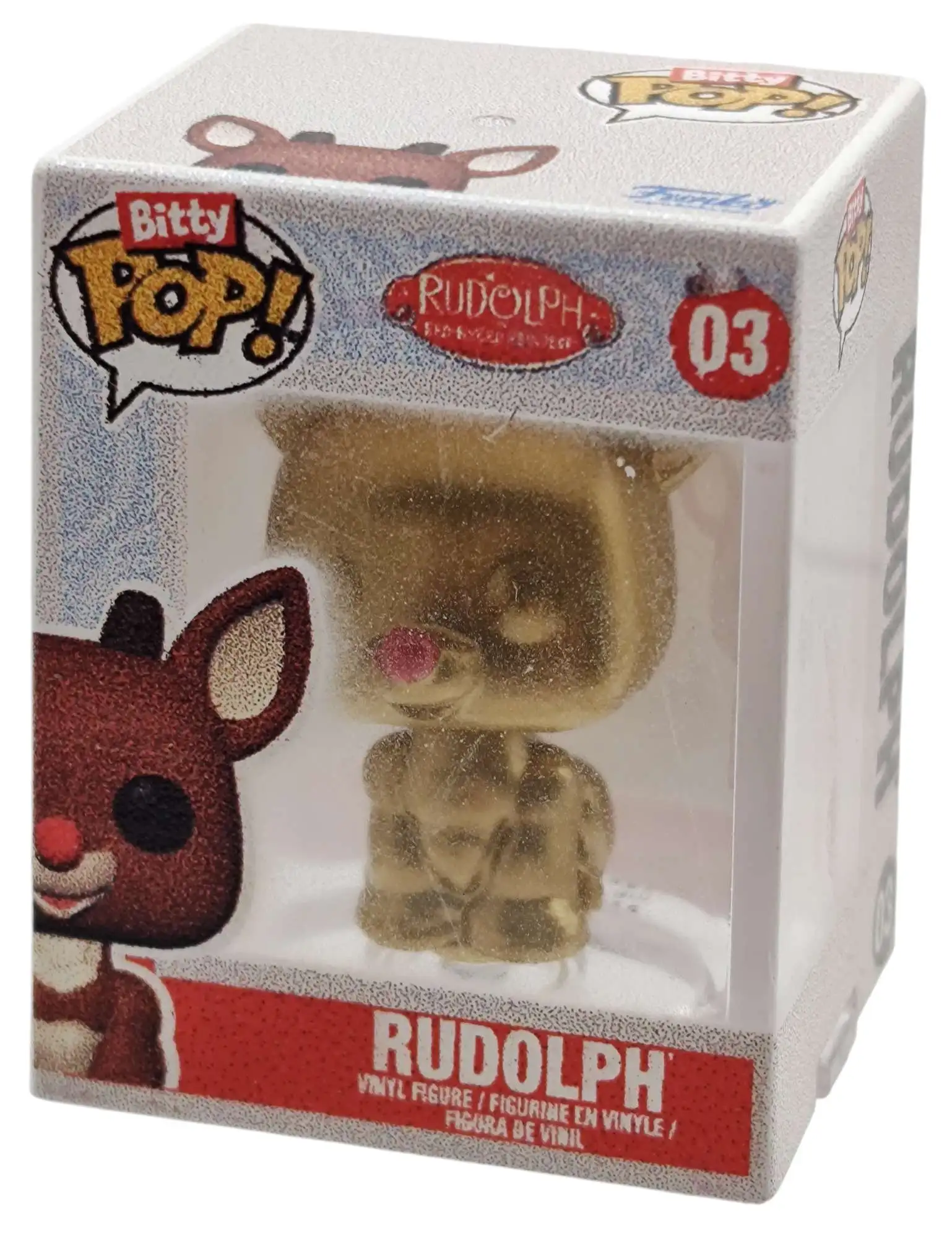 Funko Rudolph the Red-Nosed Reindeer Bitty POP Gold Rudolph 1 132 Micro ...