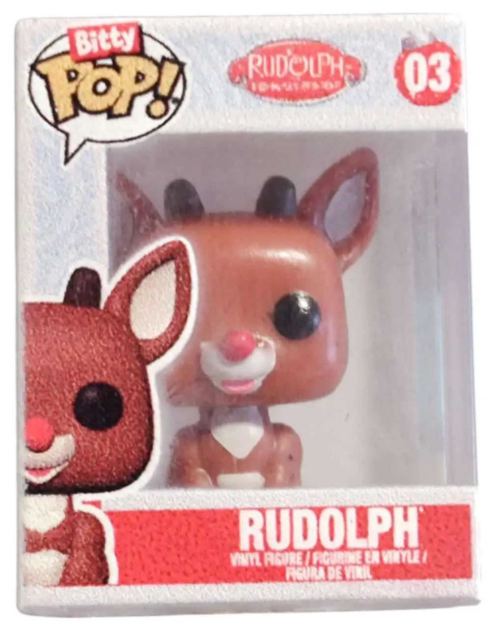 Funko Rudolph the Red-Nosed Reindeer Bitty POP Rudolph 1 Micro Figure 03 Loose - ToyWiz