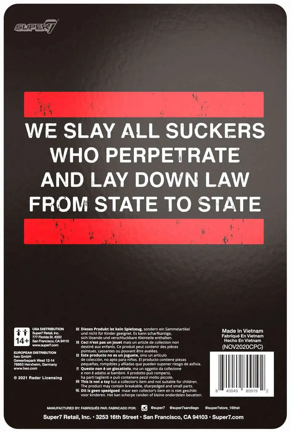 ReAction Run DMC Darryl DMC McDaniels 3.75 Action Figure Super7 - ToyWiz