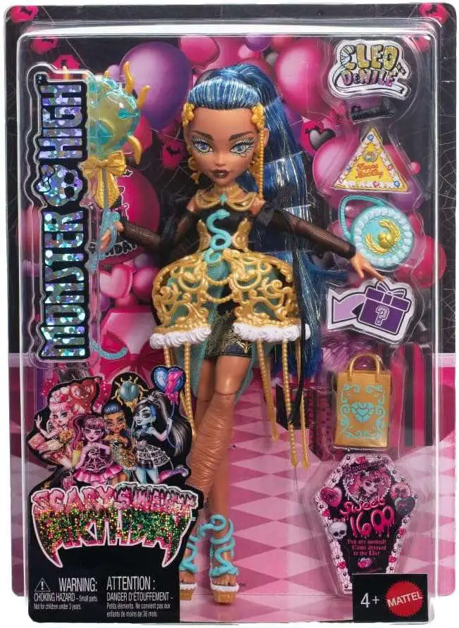 Monster High Scary Sweet Birthday Cleo de Nile Doll Mattel - ToyWiz