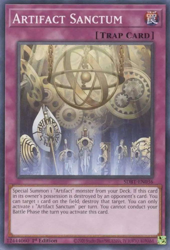 YuGiOh Structure Deck Beware of Traptrix Single Card Common Artifact Sanctum SDBT-EN036 - ToyWiz