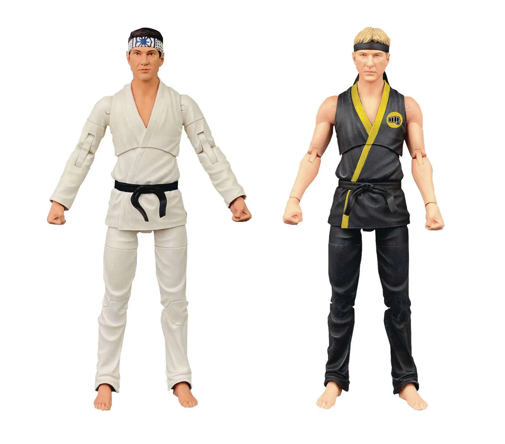 Cobra Kai Movie Select Johnny Lawrence Daniel LaRusso 7 Action Figure 2 ...