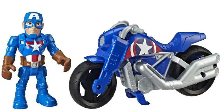 Marvel Playskool Heroes Super Hero Adventures Captain America Victory ...