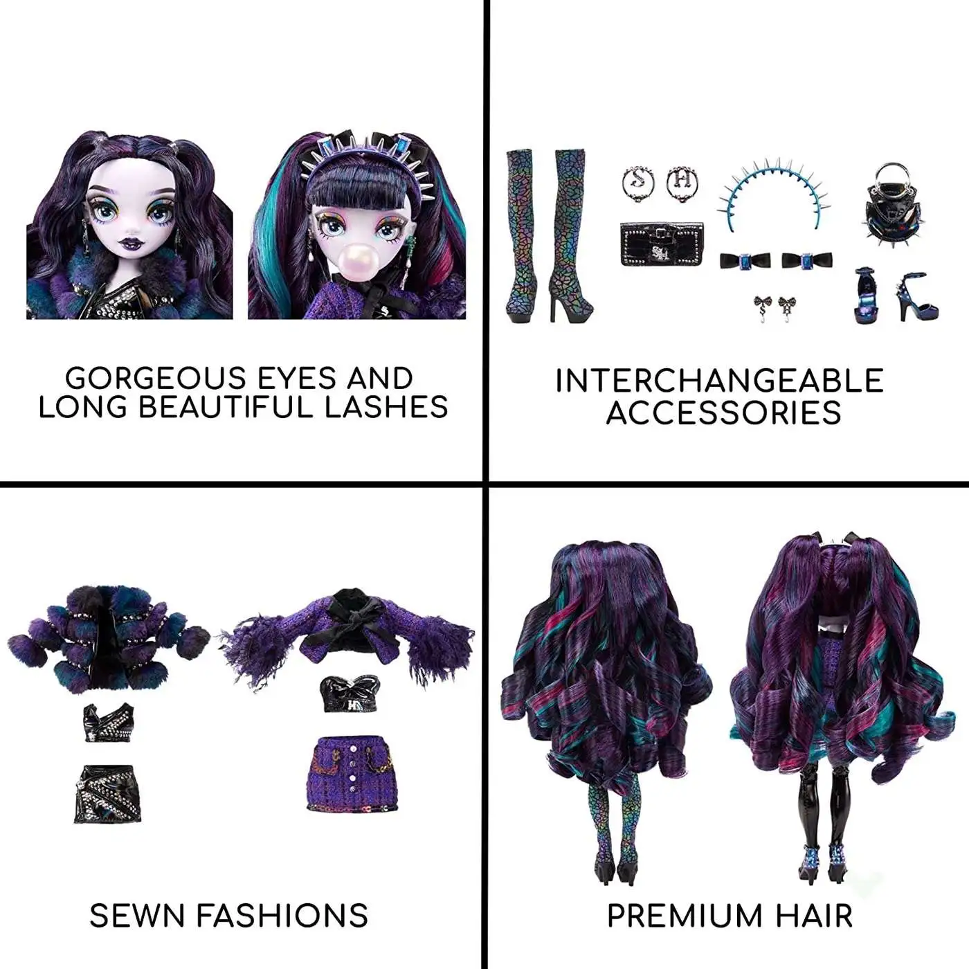 Rainbow High Shadow High Naomi Storm Veronica Storm Doll 2-Pack Special ...