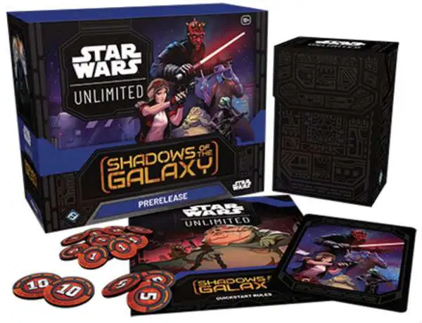 Star Wars Unlimited Trading Card Game Shadows of the Galaxy Prerelease Box Fantasy Flight Games ...