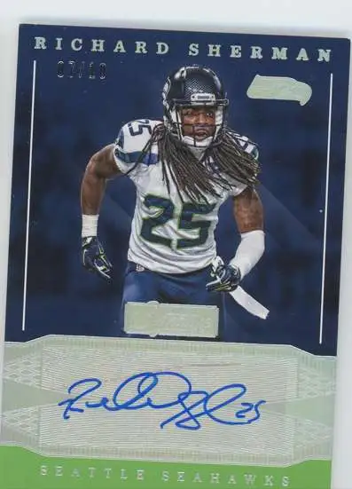 NFL 2016 Donruss Signature Series Single Card 710 Richard Sherman 193 ...