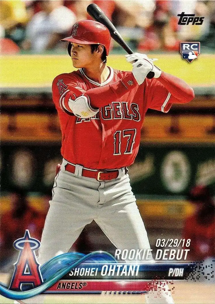 MLB Topps 2018 Update Single Card Shohei Ohtani US285 Rookie - ToyWiz