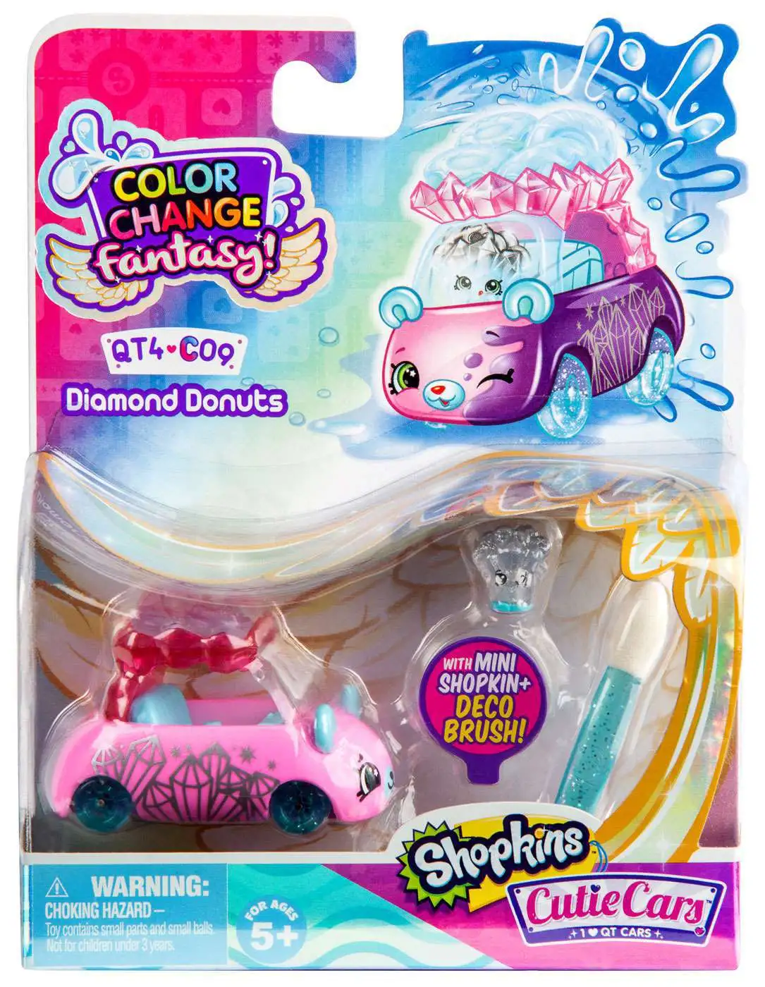 Shopkins Cutie Cars Color Change Fantasy Diamond Donuts Figure Pack QT4 ...