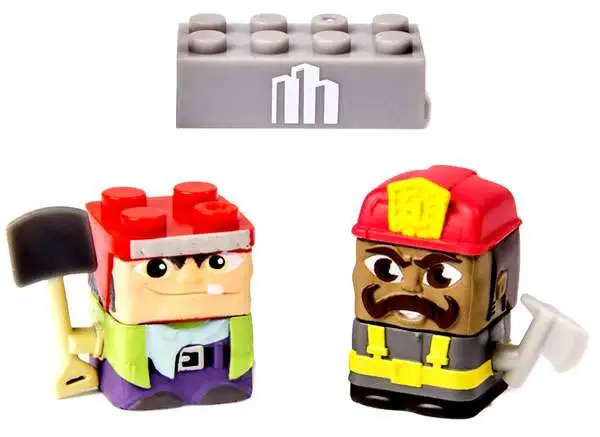 Sick Bricks Smokey Burns Gus Groucho Minifigure 2-Pack Spin Master - ToyWiz