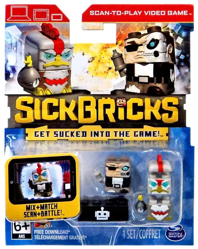 Sick Bricks Rusty Nuggets Al Beeback Minifigure 2-Pack Spin Master - ToyWiz