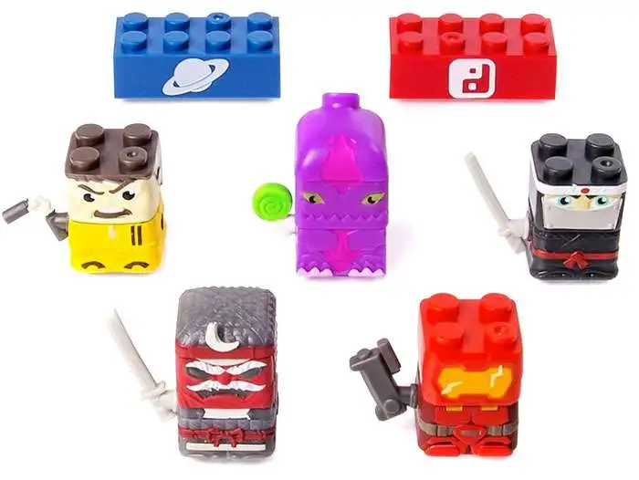 Sick Bricks Sick Team Space Ninja Minifigure 5-Pack Spin Master - ToyWiz