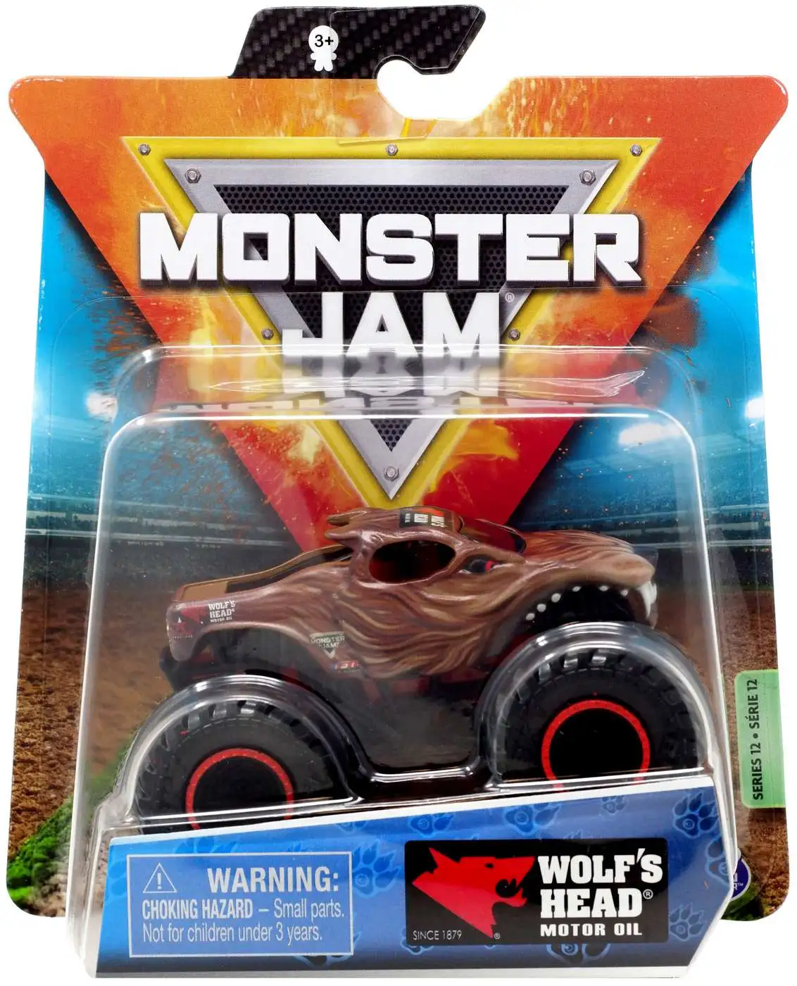 Monster Jam Series 12 Wolfs Head Motor Oil 164 Diecast Car Spin Master ...