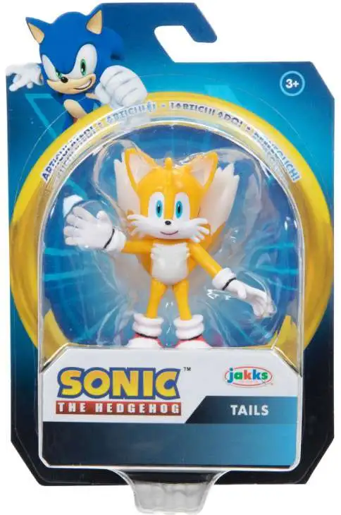 Sonic The Hedgehog Sonic Wave 20 Tails 2.5 Articulated Mini Figure ...