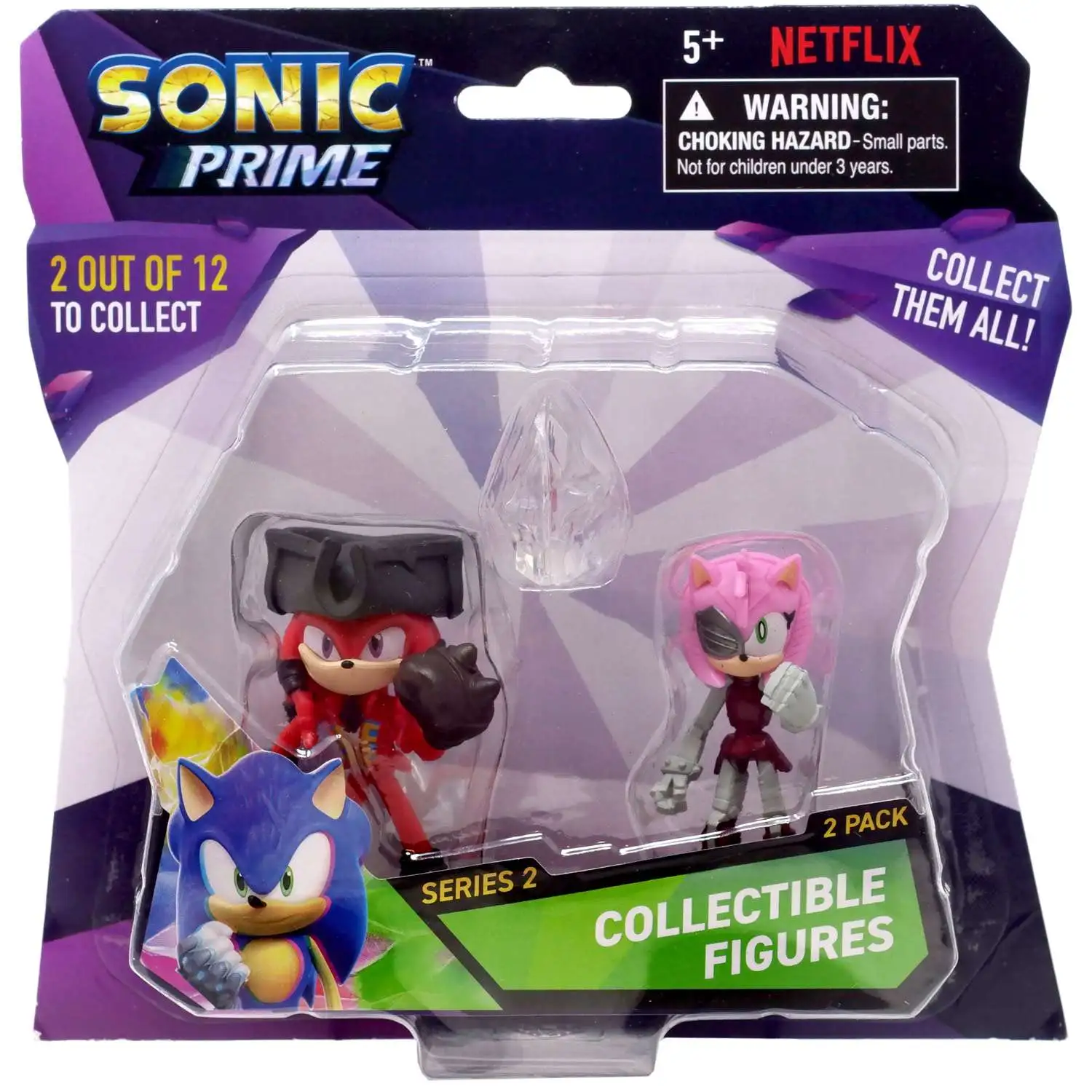 Sonic The Hedgehog Prime Series 2 Collectible Figures Knuckles Rusty ...