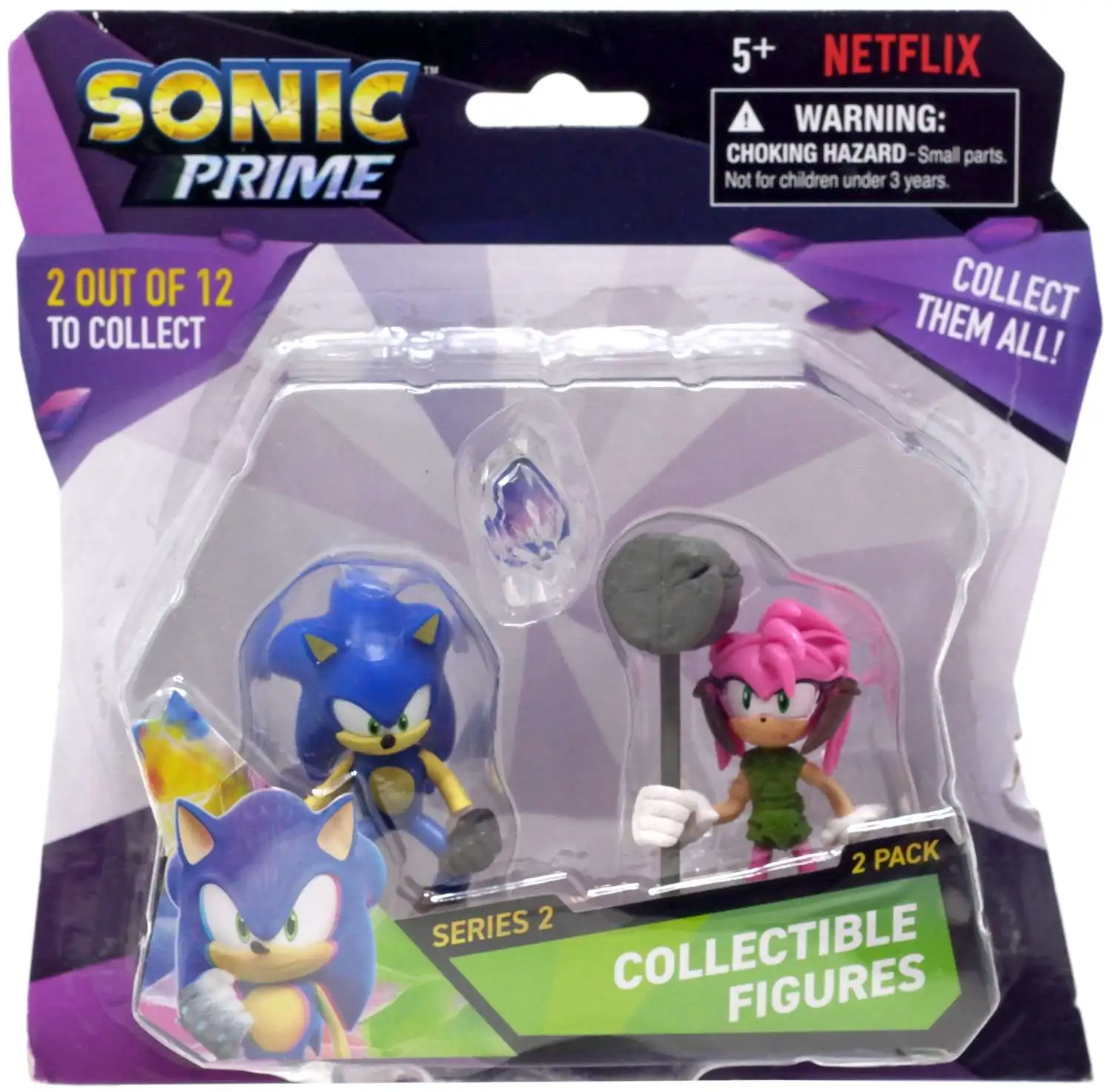 Sonic The Hedgehog Prime Series 2 Collectible Figures Sonic Amy Rose 2. ...