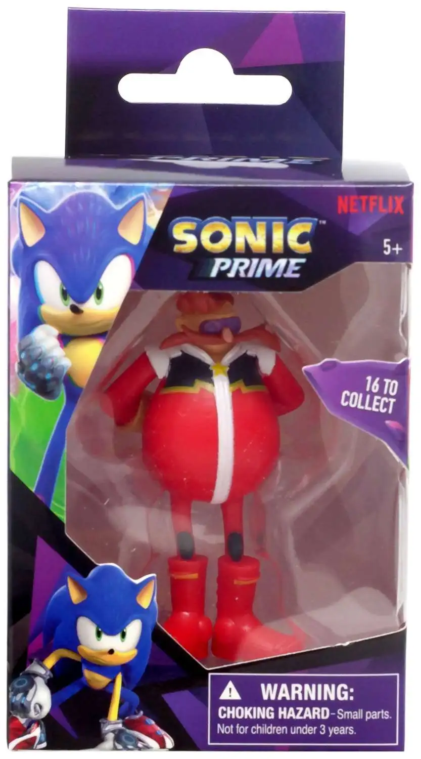 Sonic The Hedgehog Prime Single Packs Dr. Eggman 2.5 Mini Figure PMI ...