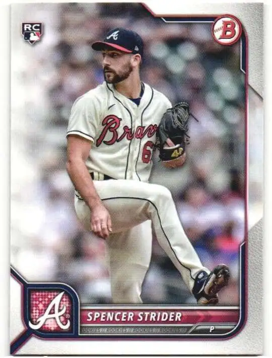 MLB New York Yankees 2022 Bowman Baseball Single Card Spencer Strider ...
