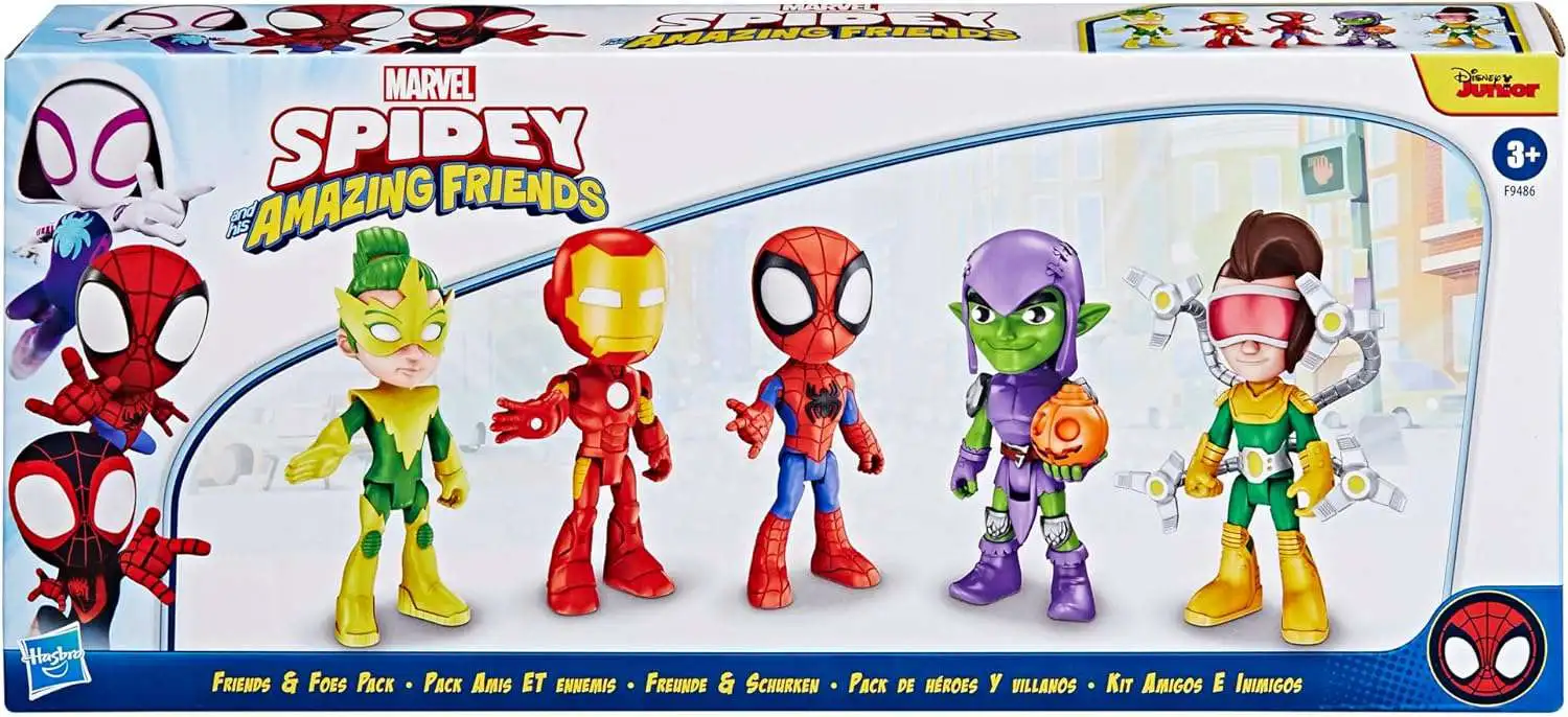 Marvel Spidey His Amazing Friends Marvel Friends Foes Exclusive 4 ...