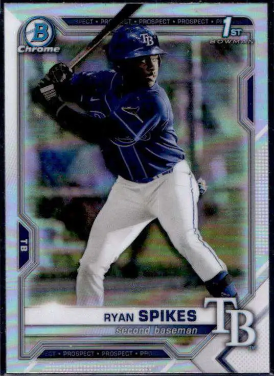 MLB Topps 2021 Bowman Chrome Baseball Single Card Rookie Ryan Spikes ...