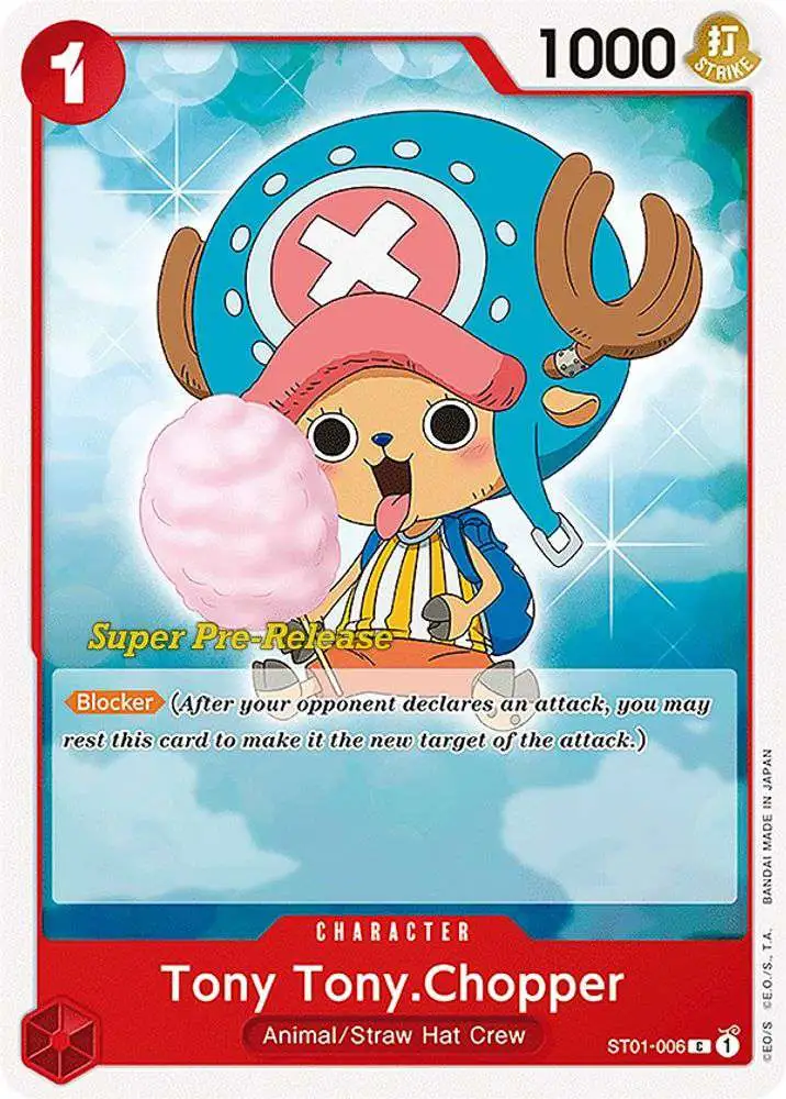 One Piece Trading Card Game Super Pre-Release Starter Deck 1 Straw Hat Crew Single Card Common ...