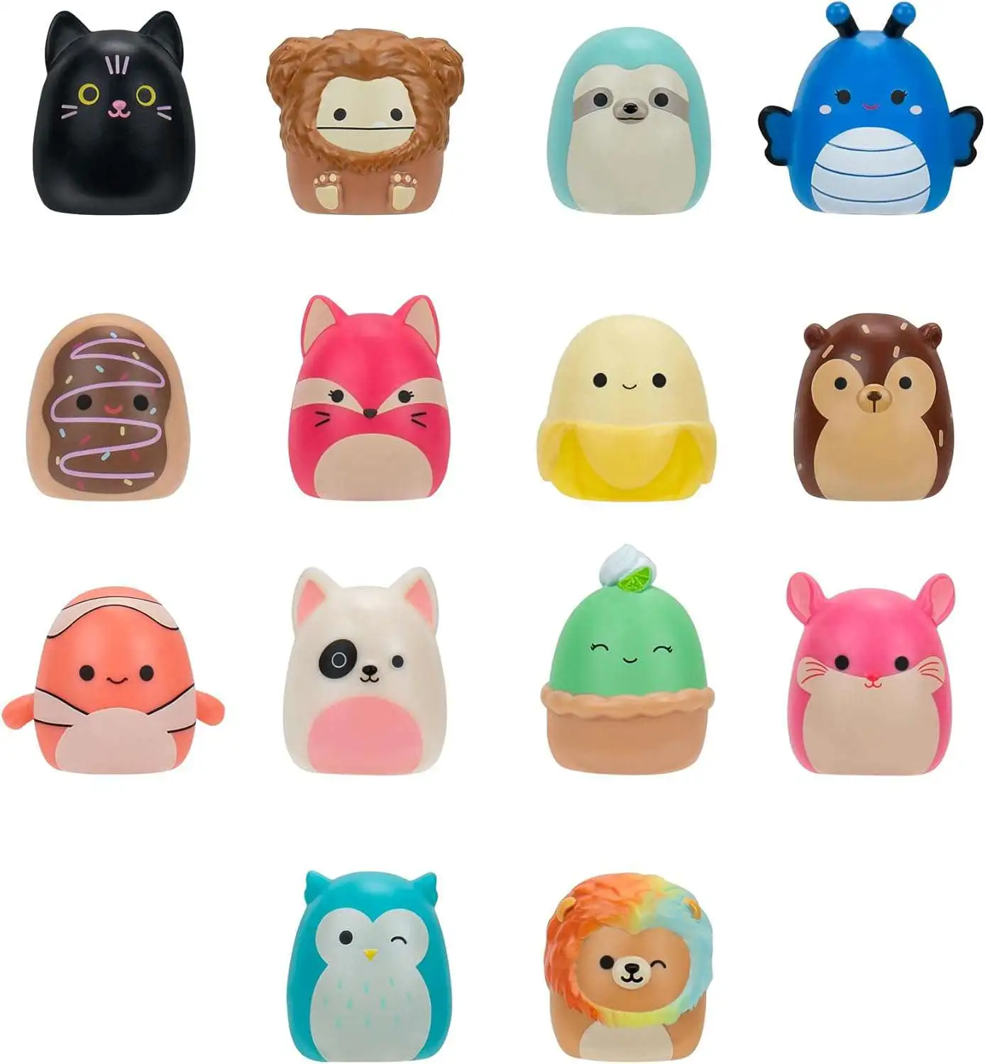 Squishmallows Squish-a-Longs Series 1 Set 2 1 Mini Figure 14-Pack ...