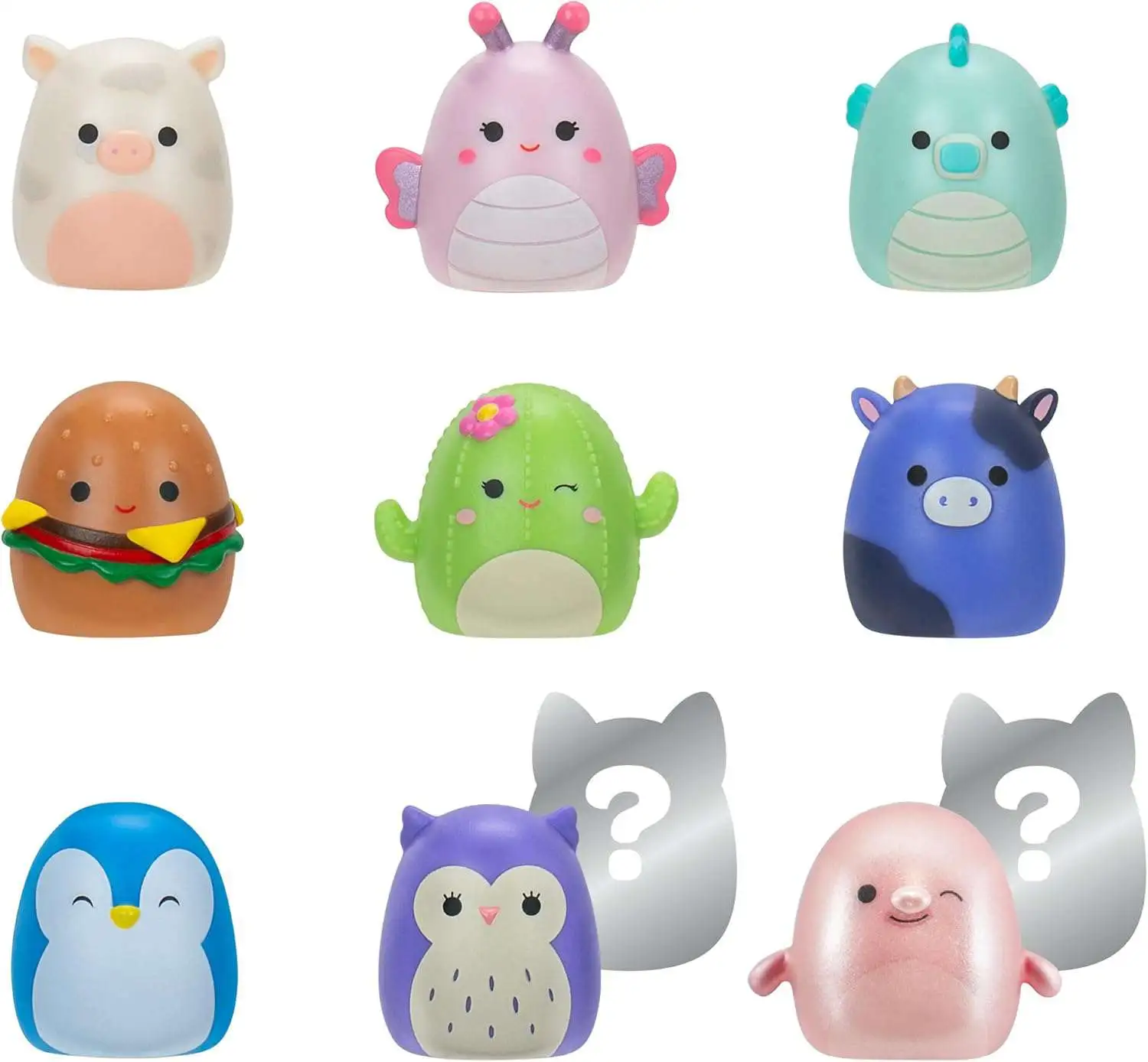 Squishmallows Squish-a-Longs Series 1 Set 1 1 Mini Figure 8-Pack ...