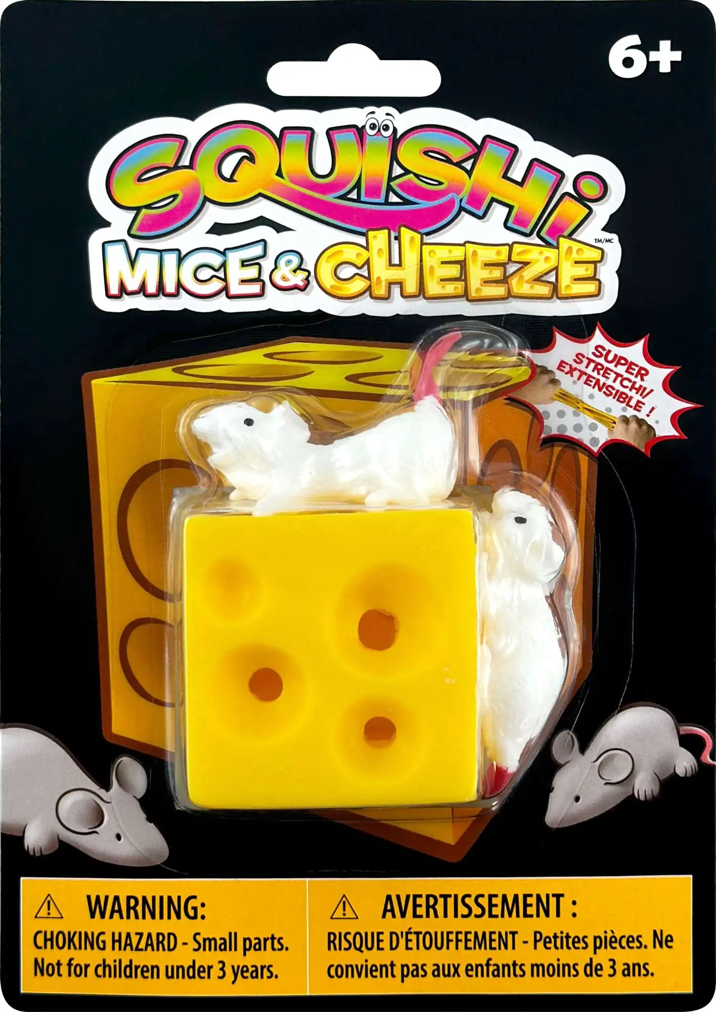 Squishi Mice Cheeze Pack Incredible Novelties - ToyWiz
