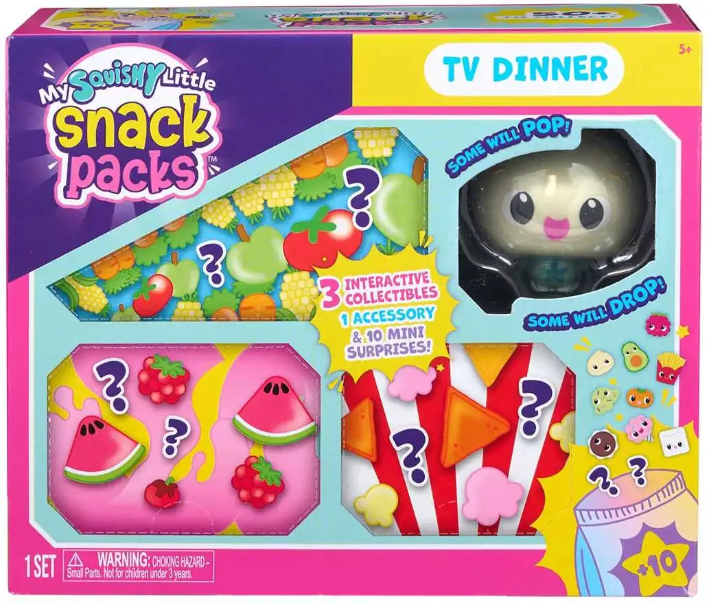 My Squishy Little Snack Packs TV Dinner Dip Mystery Pack WowWee - ToyWiz