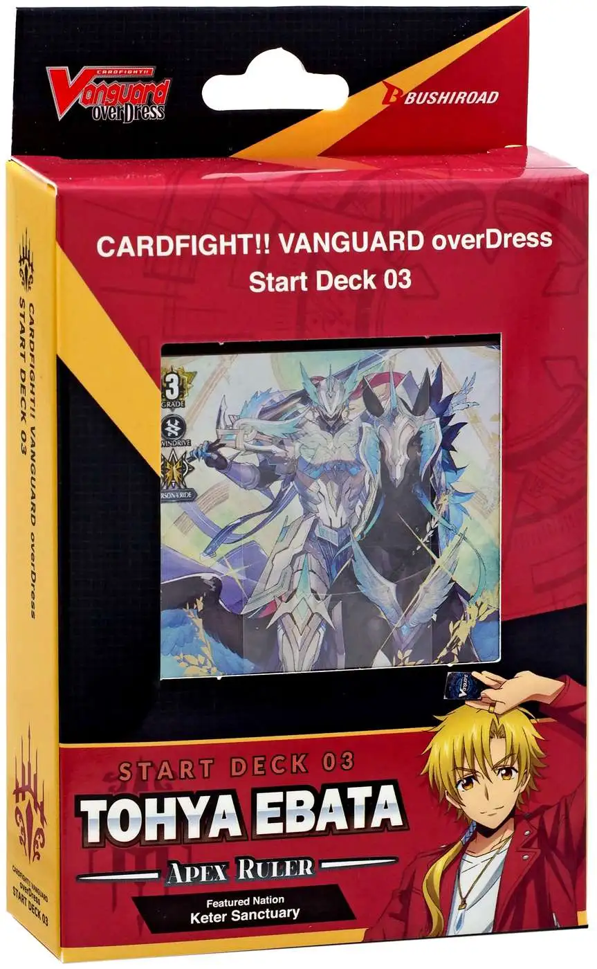 Cardfight Vanguard Trading Card Game overDress Tohya Ebata Apex Ruler Start Deck 03 BushiRoad ...