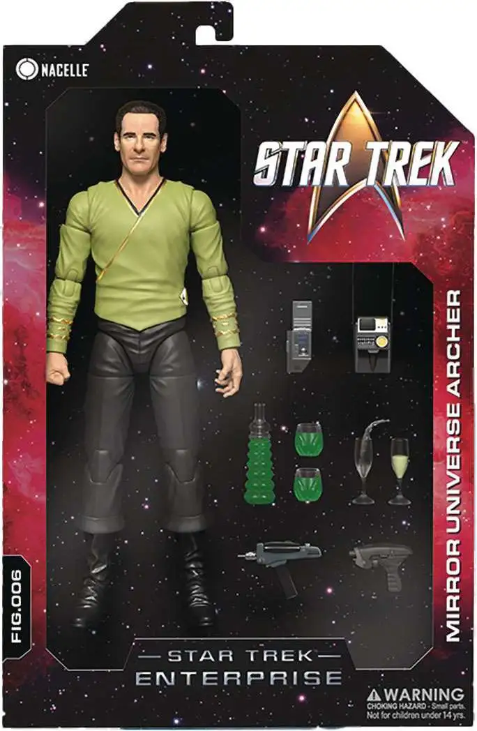 Star Trek Enterprise Mirror Universe Captain Archer 6 Action Figure The ...