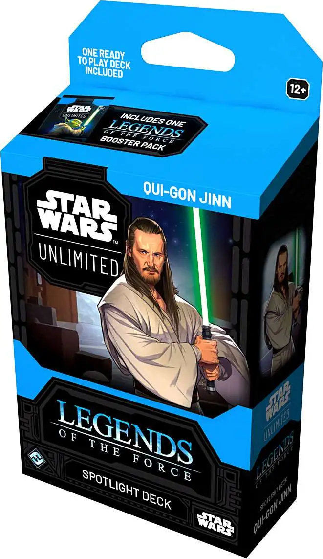 Star Wars Unlimited Trading Card Game Legends of the Force Qui-Gon Jinn ...