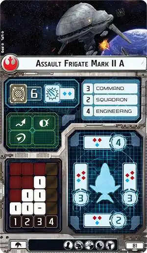 Star Wars Armada Assault Frigate Mark II Expansion Pack Fantasy Flight ...